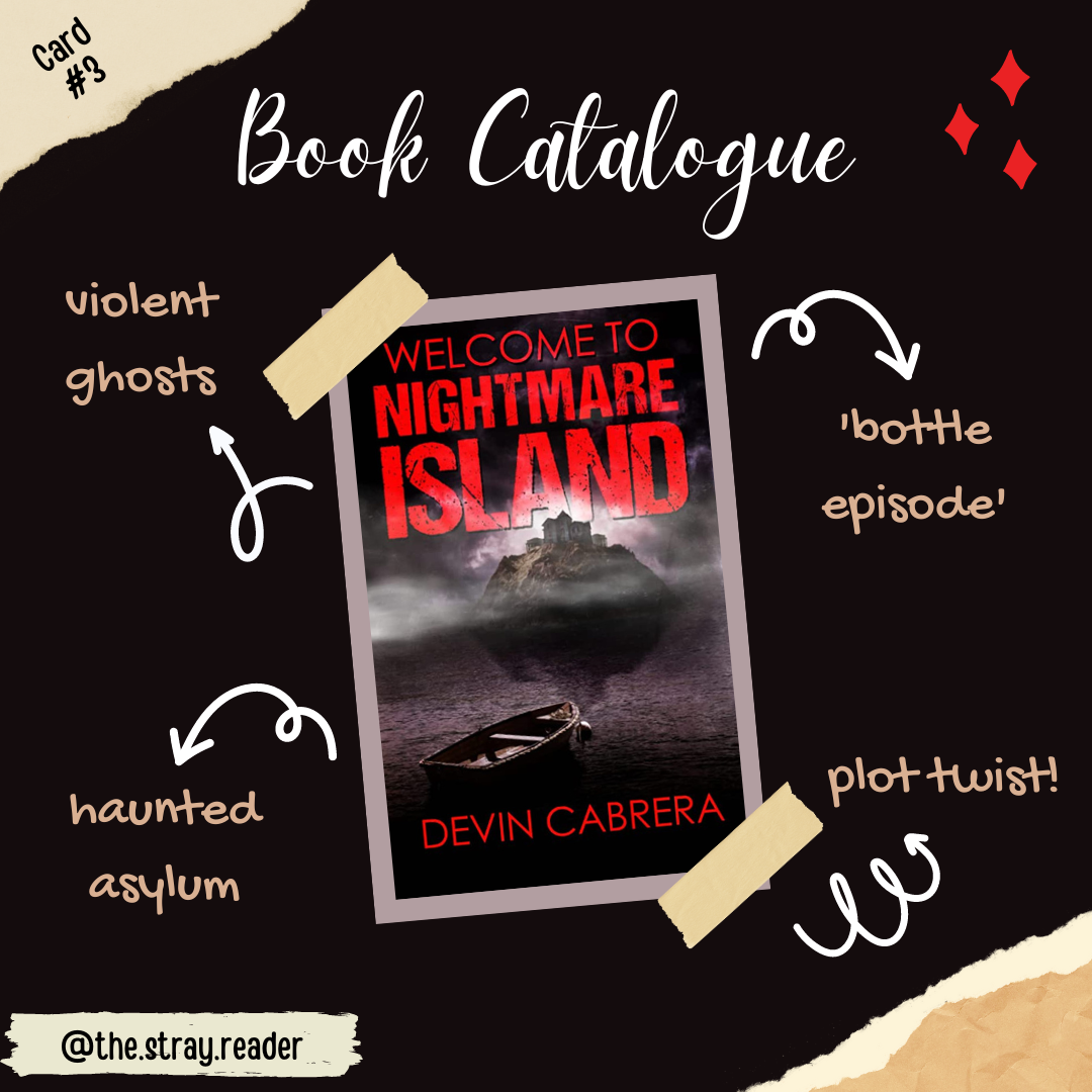 Book Catalogue Card #3: Welcome to Nightmare Island – The Stray Reader